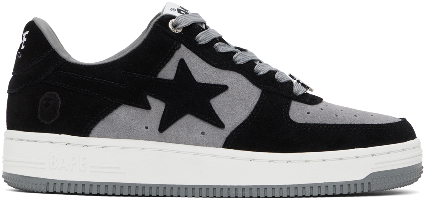 BAPE Black & Gray Sta #3 M1 Sneakers A Bathing Ape