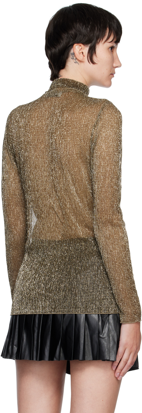 lesugiatelier Gold Metallic Turtleneck lesugiatelier