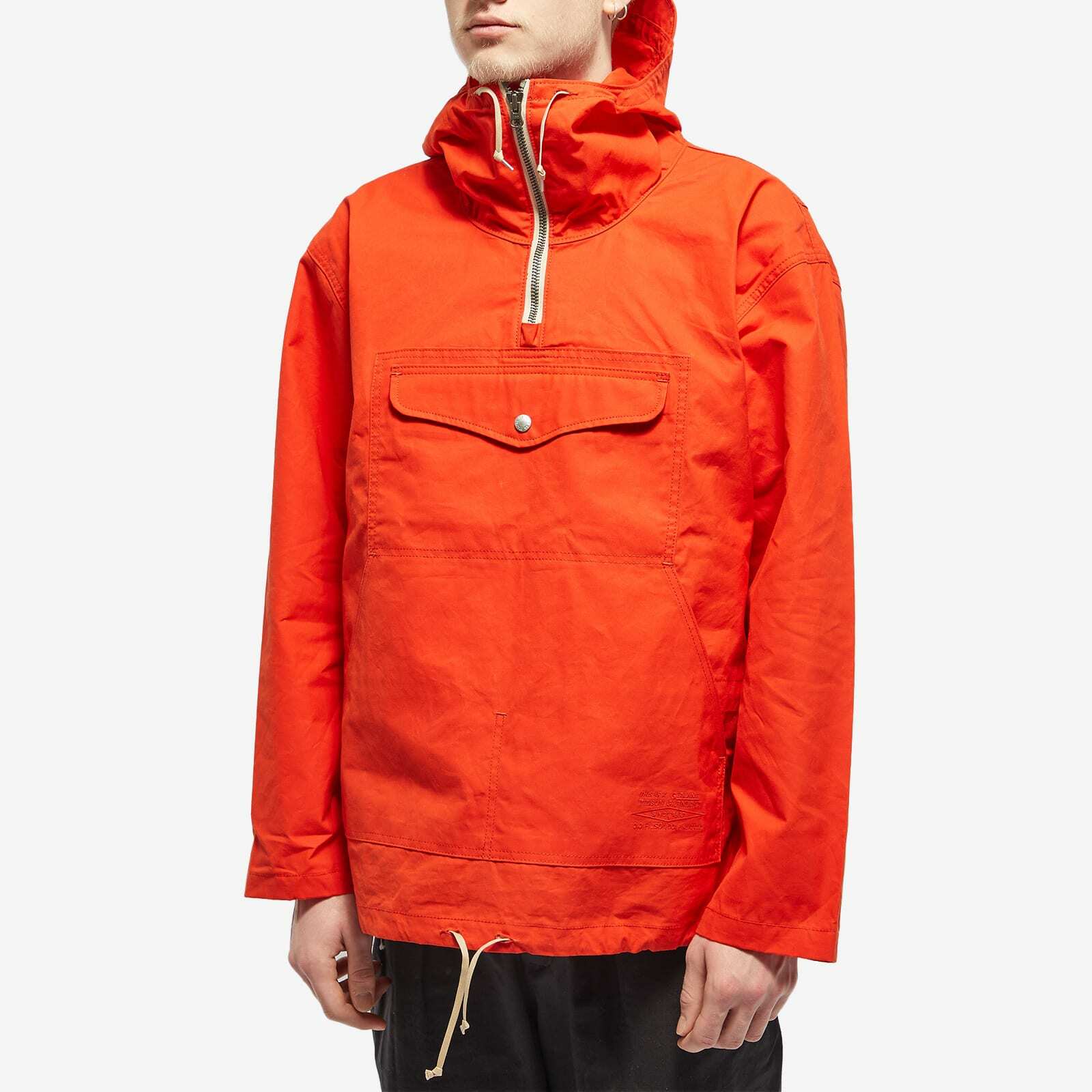 Filson Men's Ranger Anorak in Expedition Orange Filson