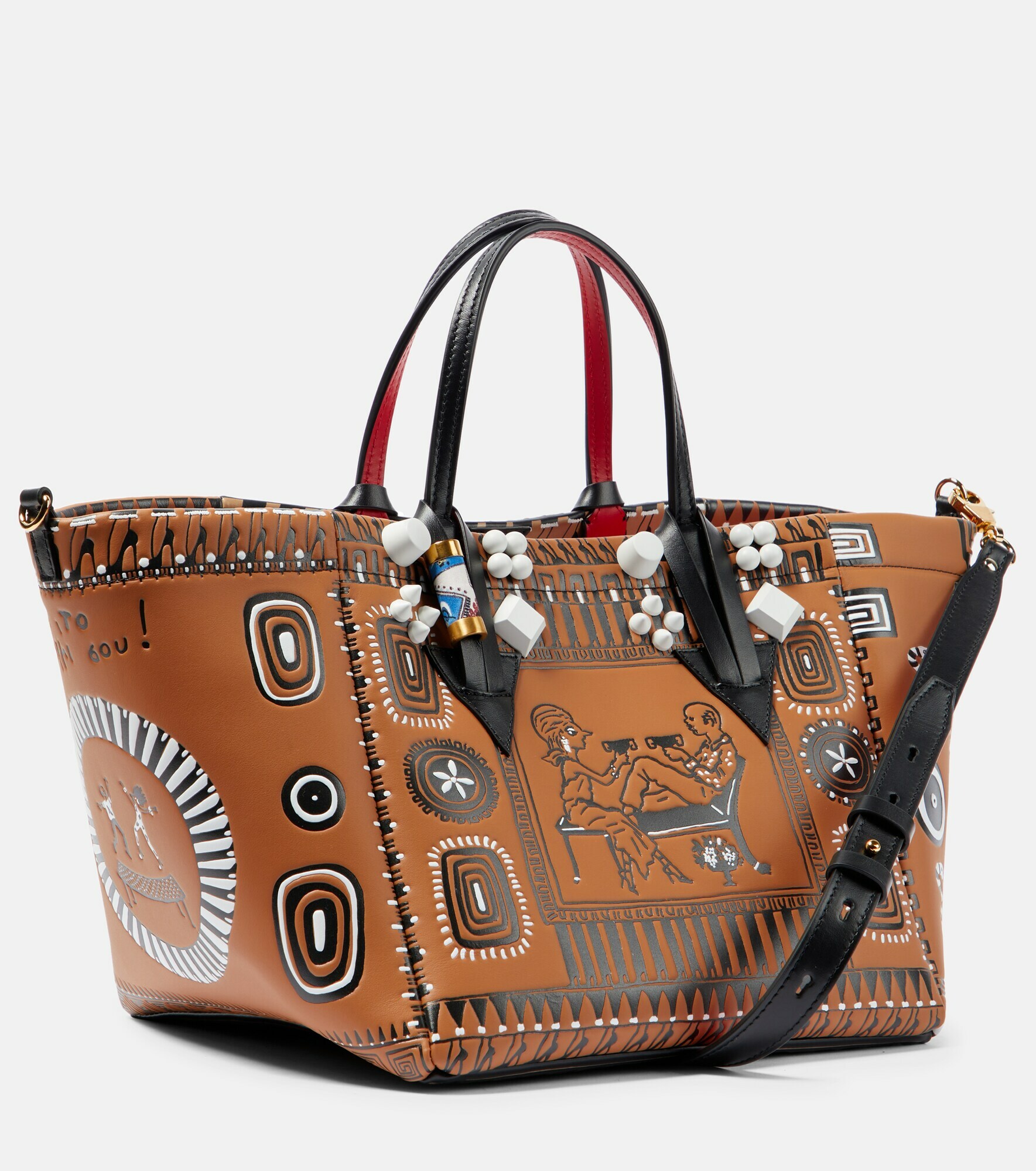 Christian Louboutin - Greekaba Small leather tote Christian Louboutin