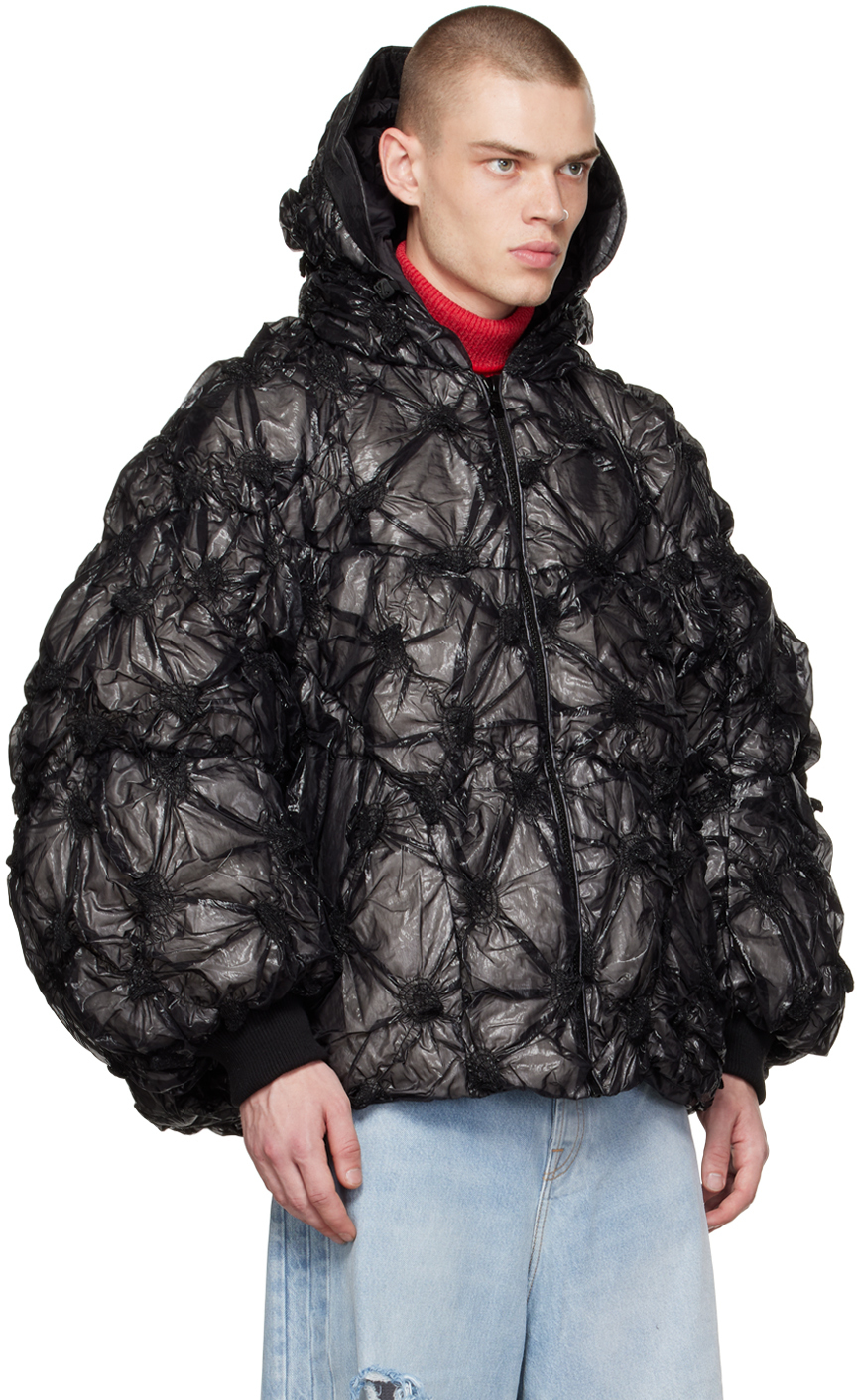 Chen Peng Black Future Fruit Down Coat Chen Peng