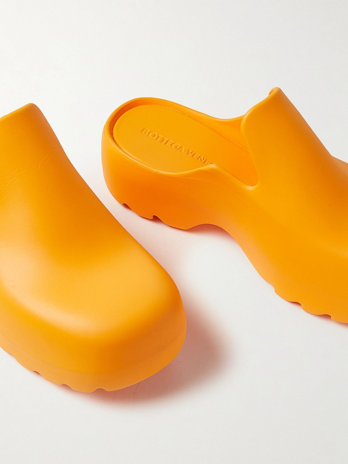 Bottega Veneta - Rubber Clogs - Orange Bottega Veneta