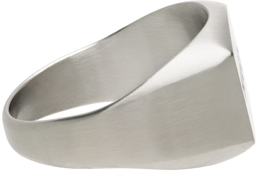 Hugo Silver Logo Ring Hugo Boss
