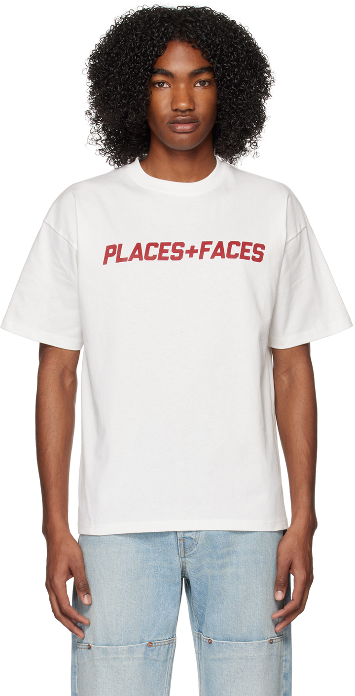 PLACES+FACES White Emblem T-Shirt PLACES+FACES