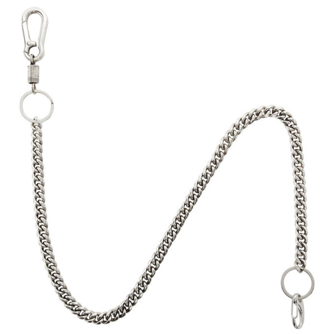 Martine Ali Silver King James Wallet Chain Martine Ali