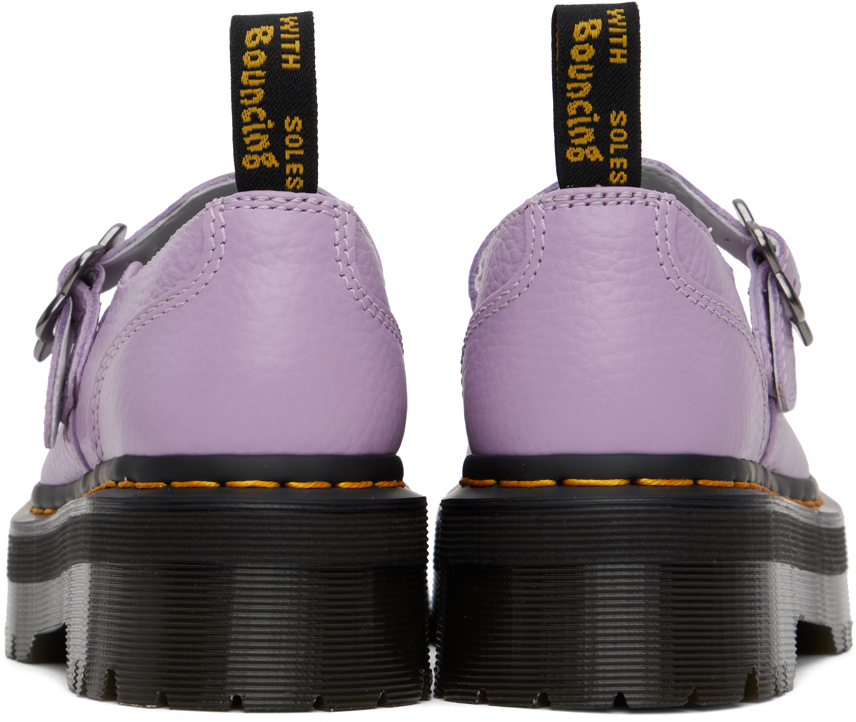 Dr. Martens Purple Addina Flower Oxfords Dr. Martens