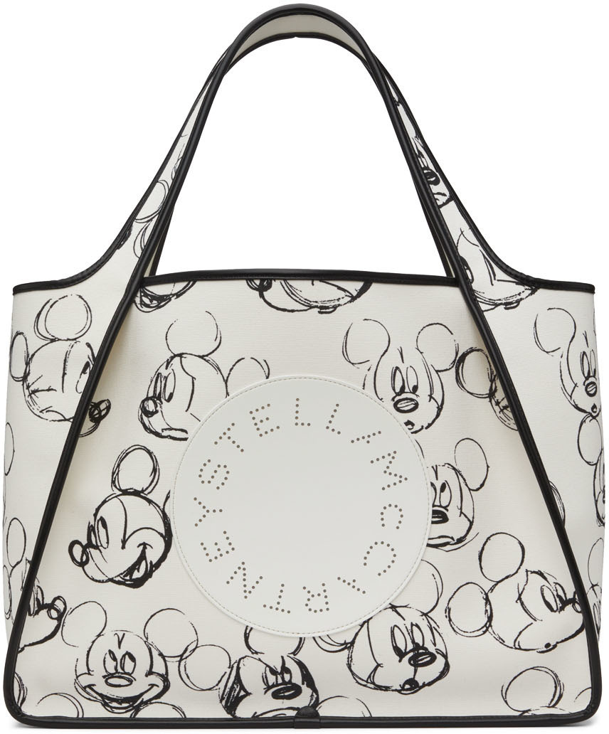 Stella McCartney Off-White & Black Fantasia Mickey Tote Stella McCartney