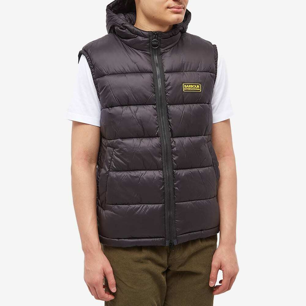 Barbour Men's International Bobber Gilet in Black Barbour