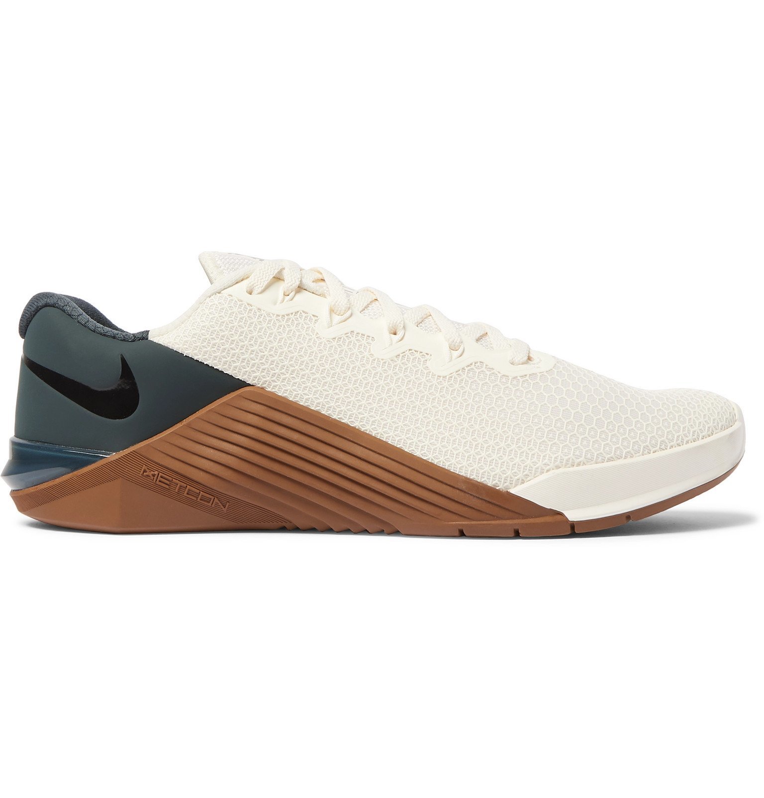 Nike Training - Metcon 5 Rubber-Trimmed Mesh Sneakers - Neutrals Nike ...