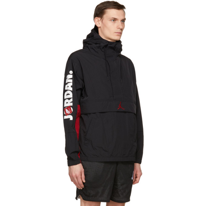 Nike Jordan Black and Red Jumpman Air Classics Jacket Nike Jordan Brand