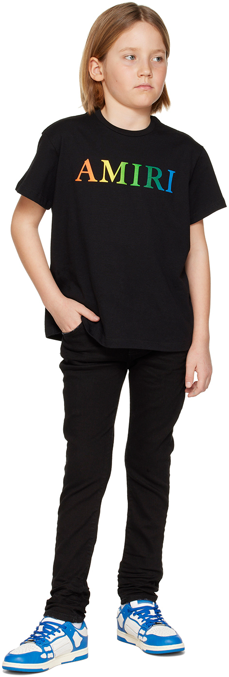 AMIRI Kids Black Stack Jeans Amiri