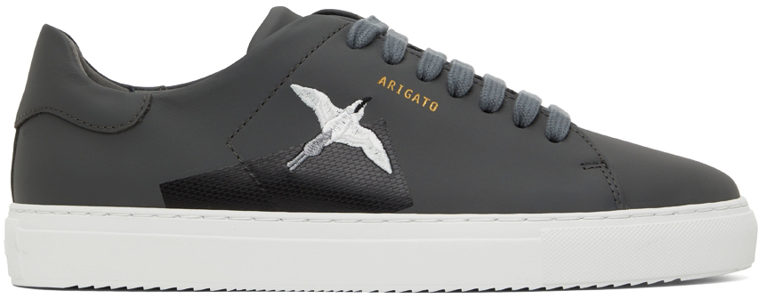 Axel Arigato Grey Clean 90 Tape Bee Bird Sneakers Axel Arigato