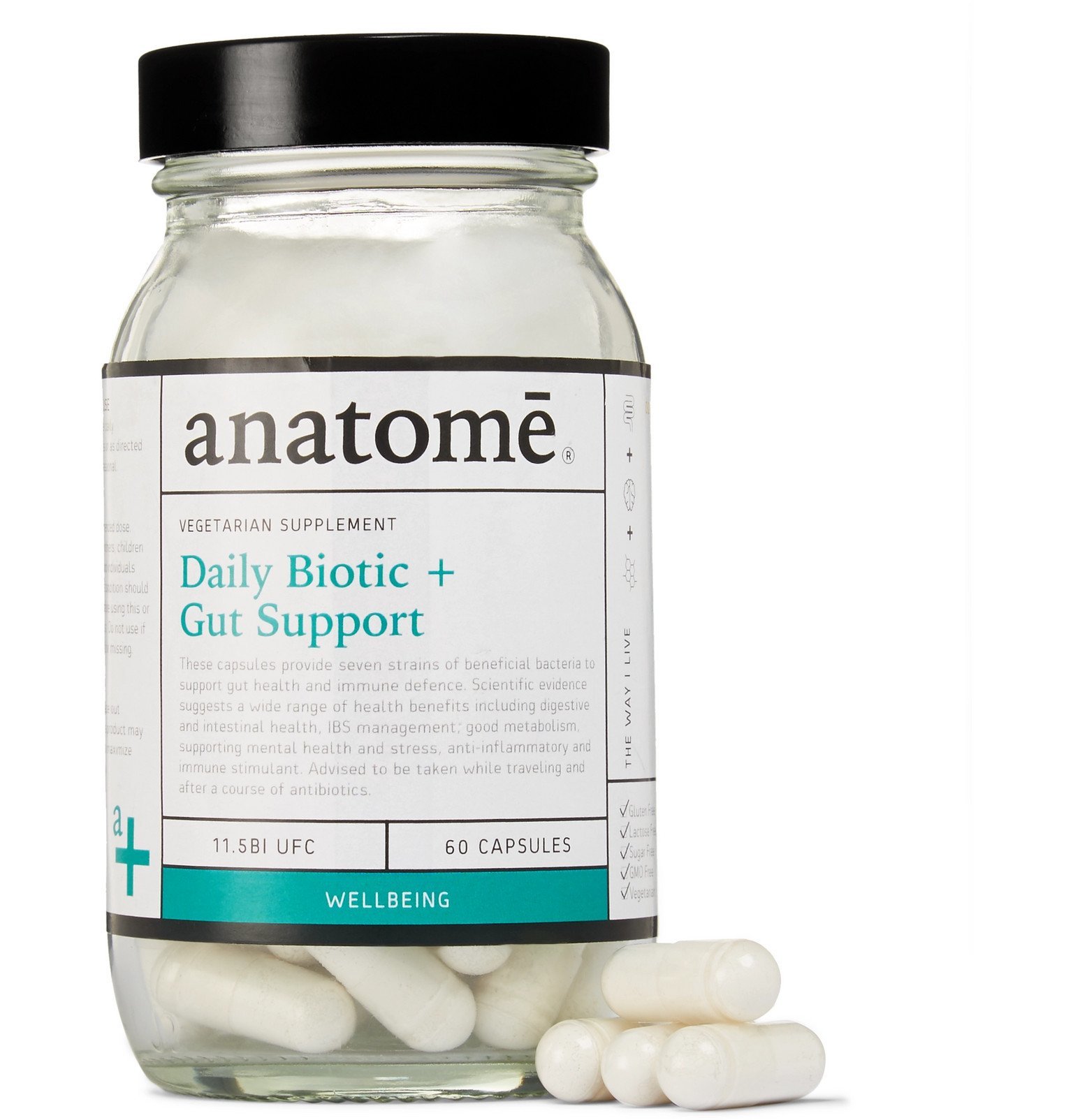anatomē - Daily Probiotic Gut Support Supplement, 60 capsules ...