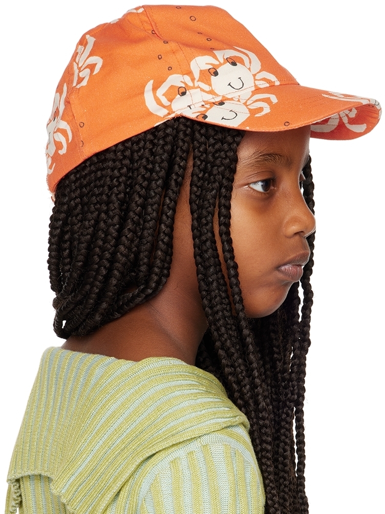 nadadelazos Kids Orange Crabs Cap