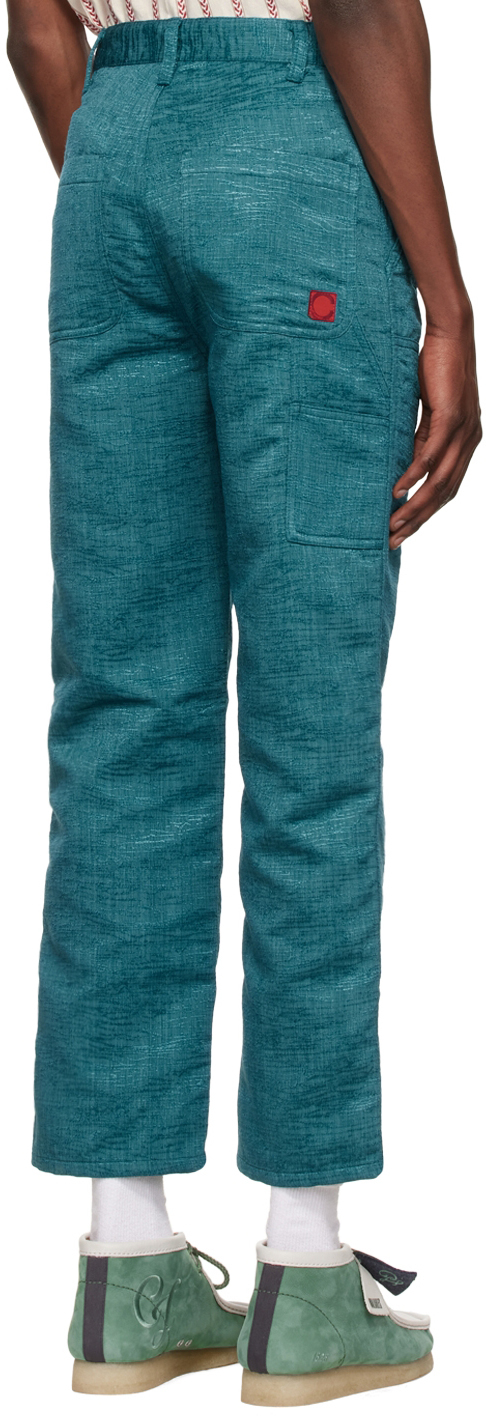 Clot Blue Polyester Pants CLOT