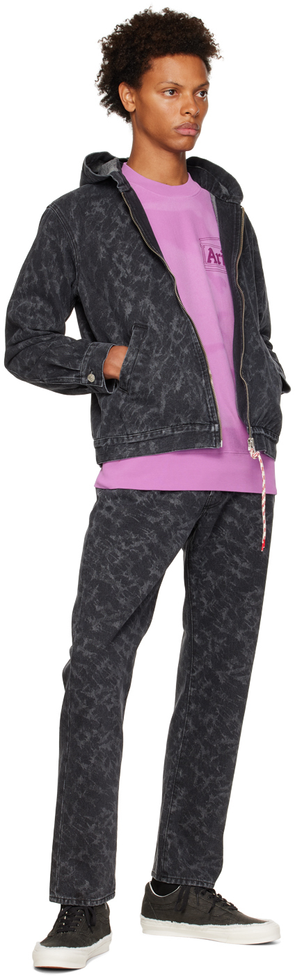 Aries Black Death Metal Denim Jacket ARIES