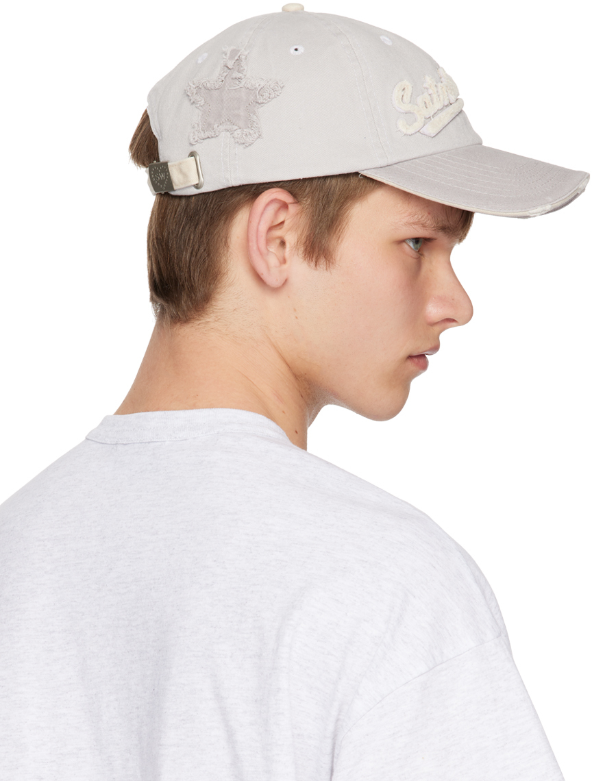 Saintwoods Gray Distressed Cap Saintwoods