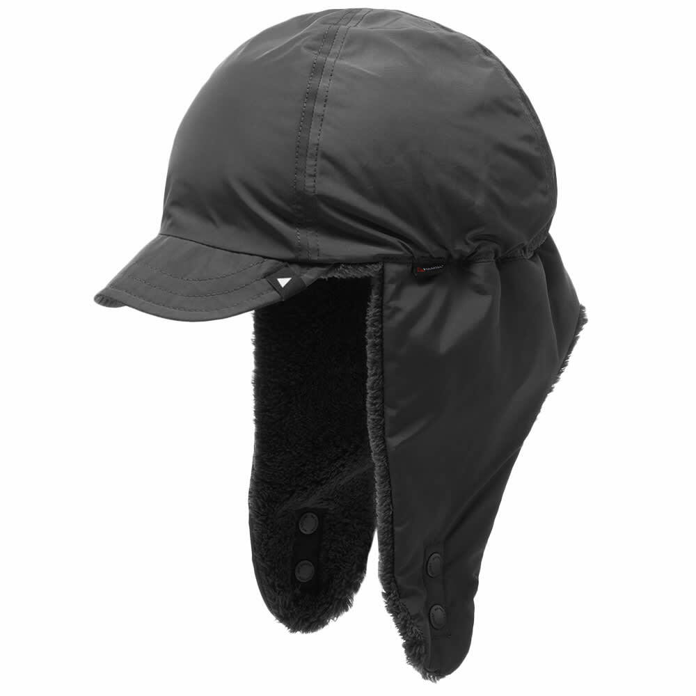 And Wander Men's High Loft Fleece Cap in Black and Wander