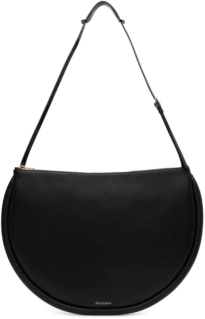 JW Anderson Black Bumper Moon Bag JW Anderson