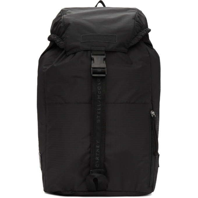 Stella McCartney Black Ripstop Backpack Stella McCartney