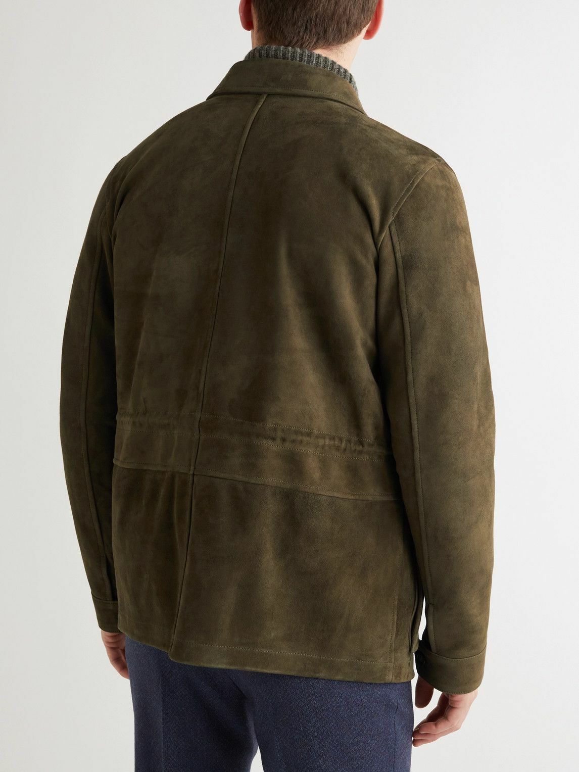 Kingsman - Suede Field Jacket - Brown Kingsman