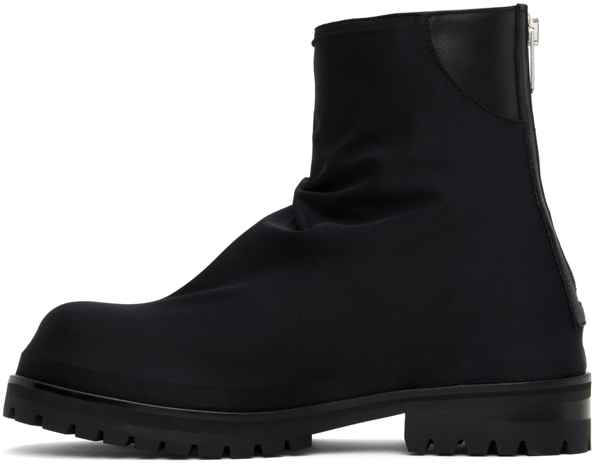 424 Black Zip Boots 424