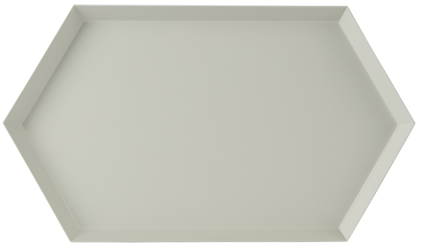 HAY Grey Medium Kaleido Tray HAY