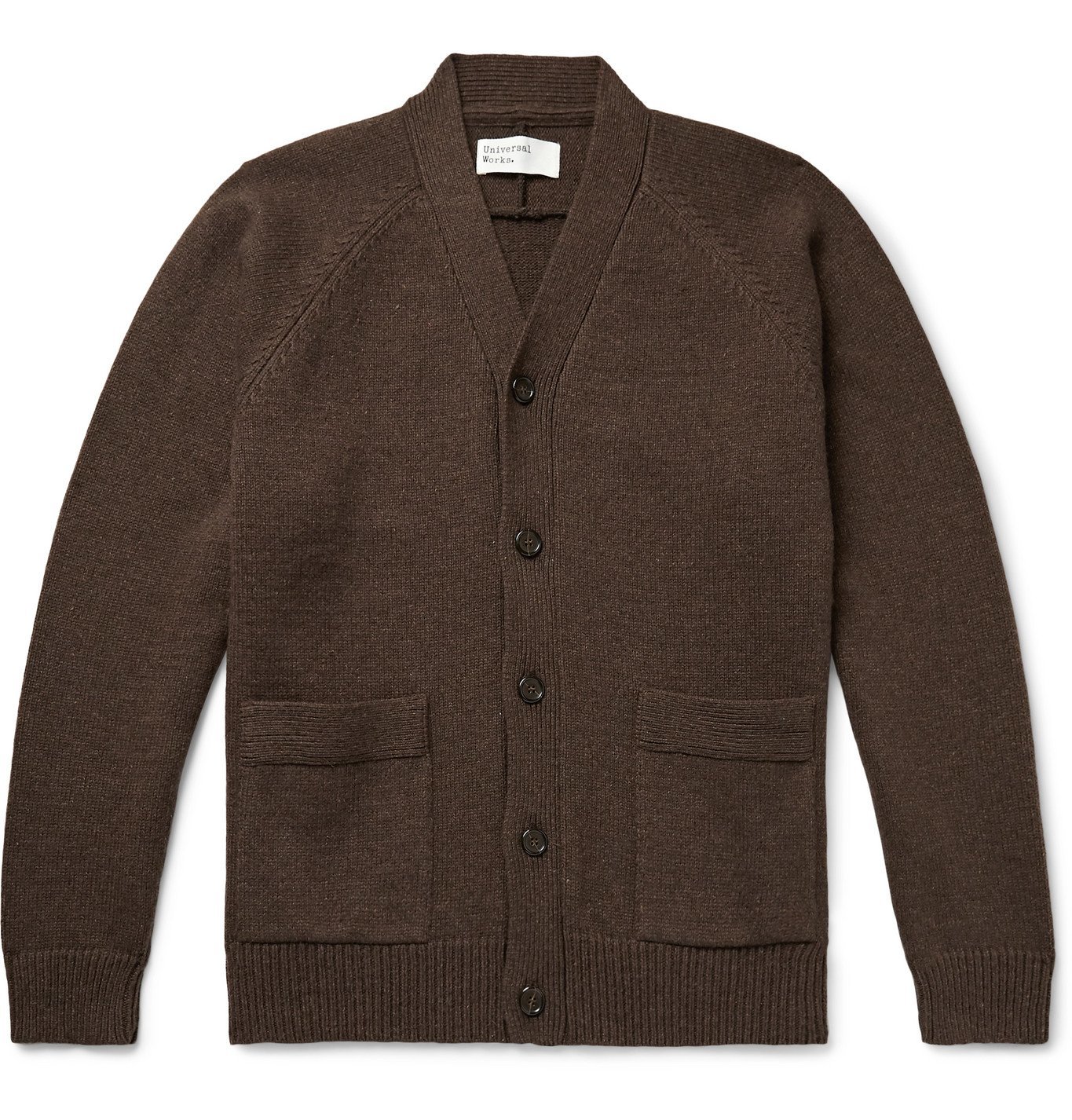 Universal Works - Knitted Cardigan - Brown Universal Works