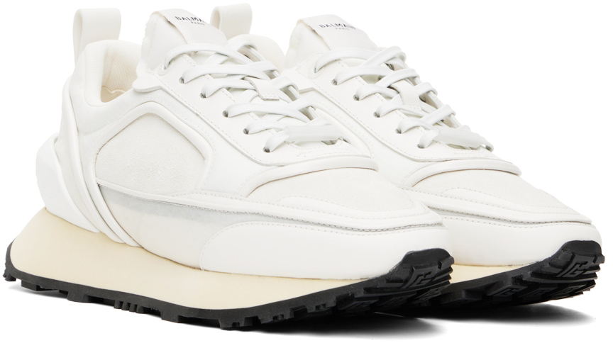Balmain Off-White Racer Sneakers Balmain