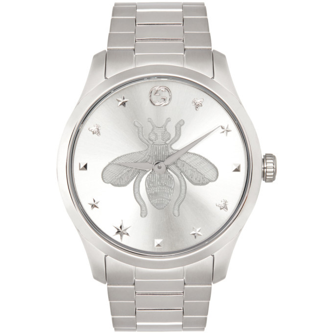 Gucci Silver G-Timeless Iconic Watch Gucci