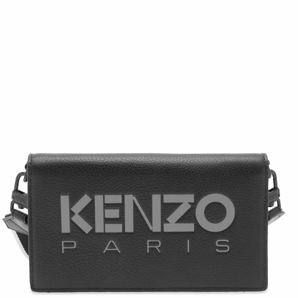 Kenzo Men's Logo Small Side Bag in Black Kenzo