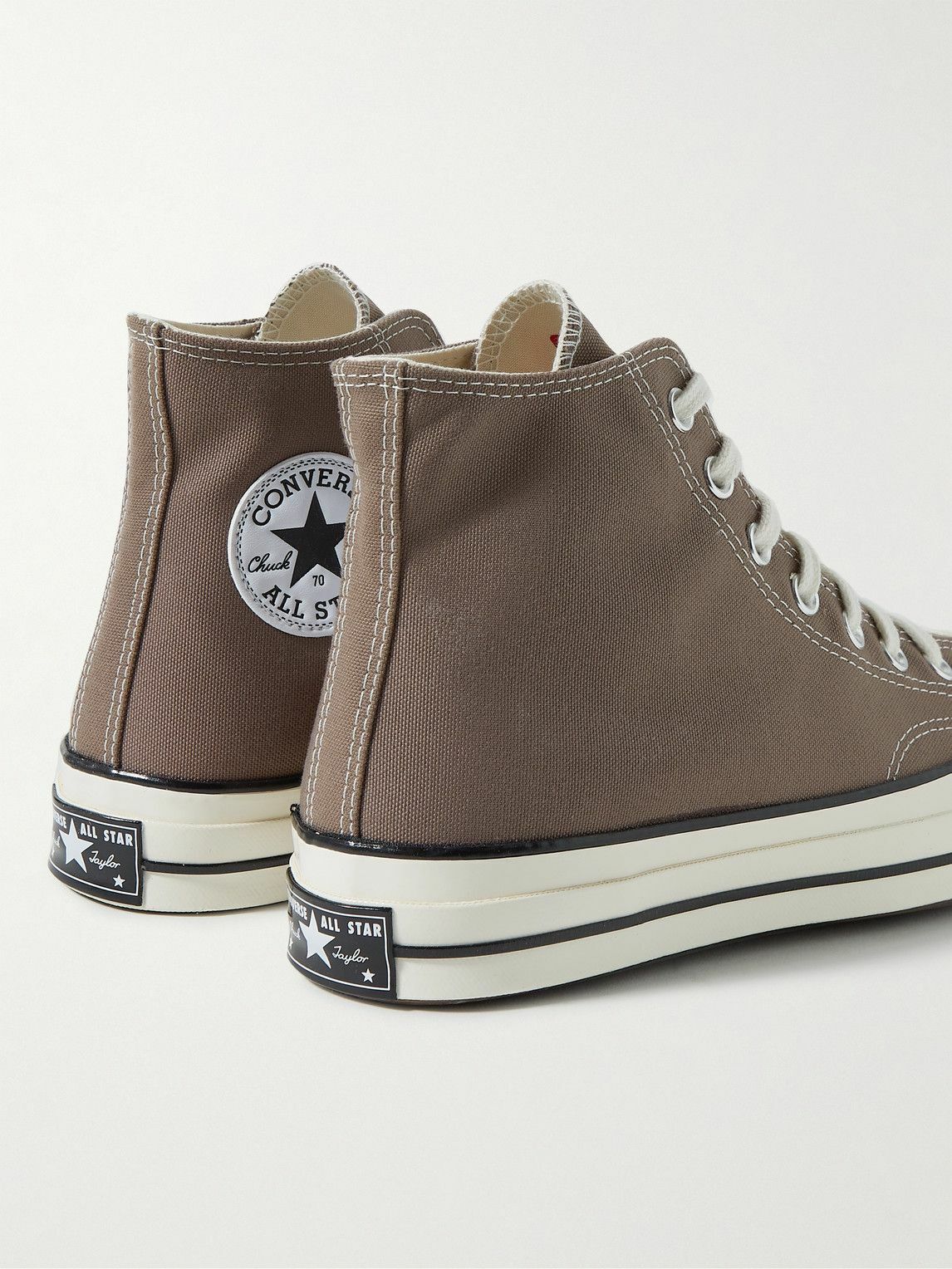 Converse - Chuck 70 Canvas High-Top Sneakers - Brown Converse