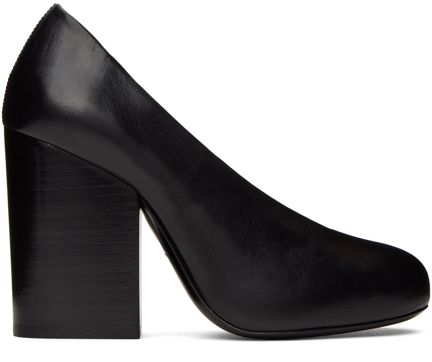 LEMAIRE Black Leather Heels Lemaire