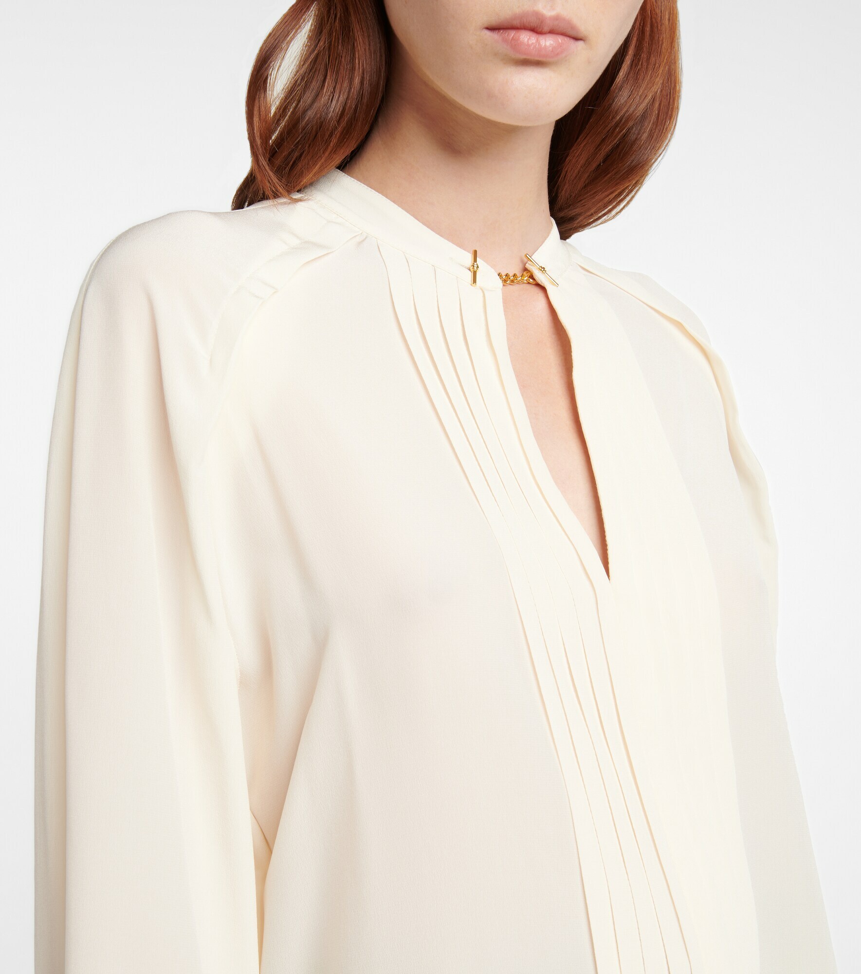 Victoria Beckham - Pleated silk blouse Victoria Beckham