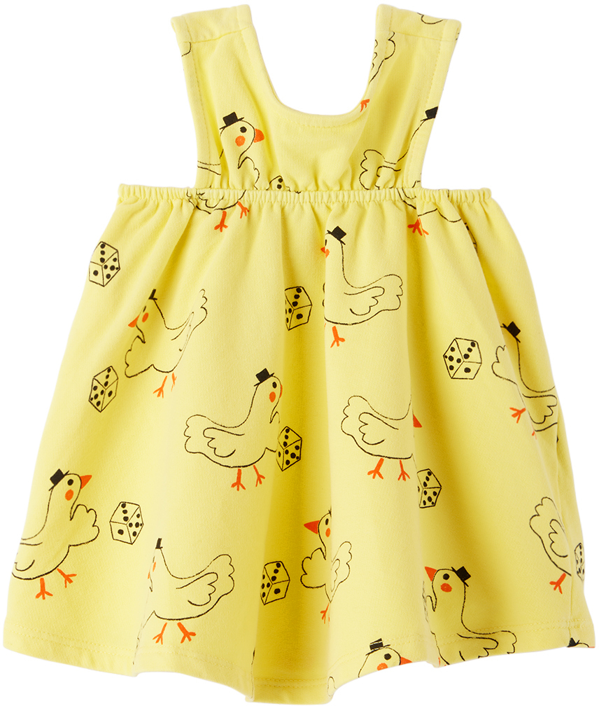 Weekend House Kids Baby Yellow Goose Dress