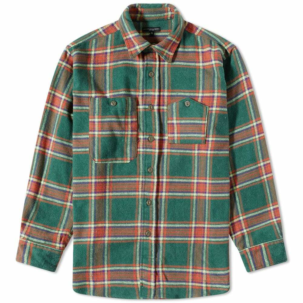 Engineered Garments Plaid Flannel Work Shirt Engineered Garments