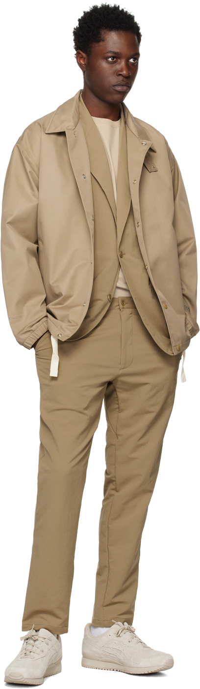 Nanamica Tan Coach Jacket Nanamica