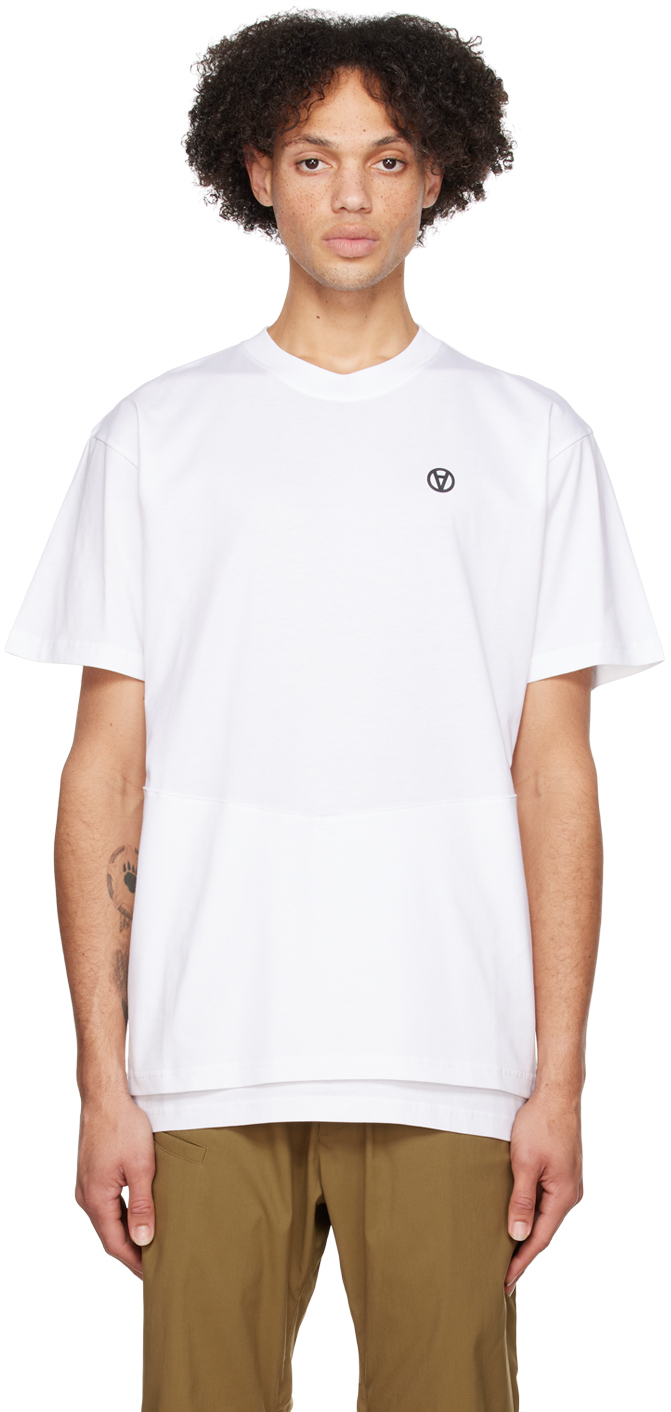 ACRONYM White Layered T-Shirt Acronym