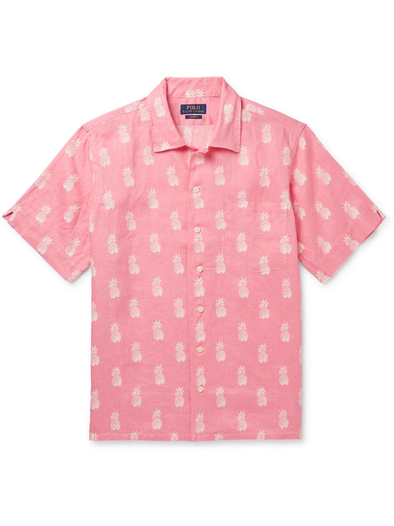 POLO RALPH LAUREN - Printed Linen Shirt - Multi Polo Ralph Lauren