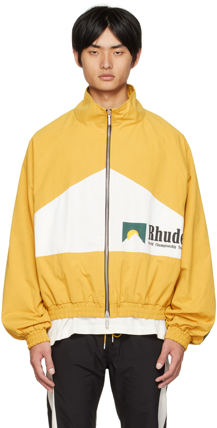 Rhude Yellow Flight Jacket Rhude