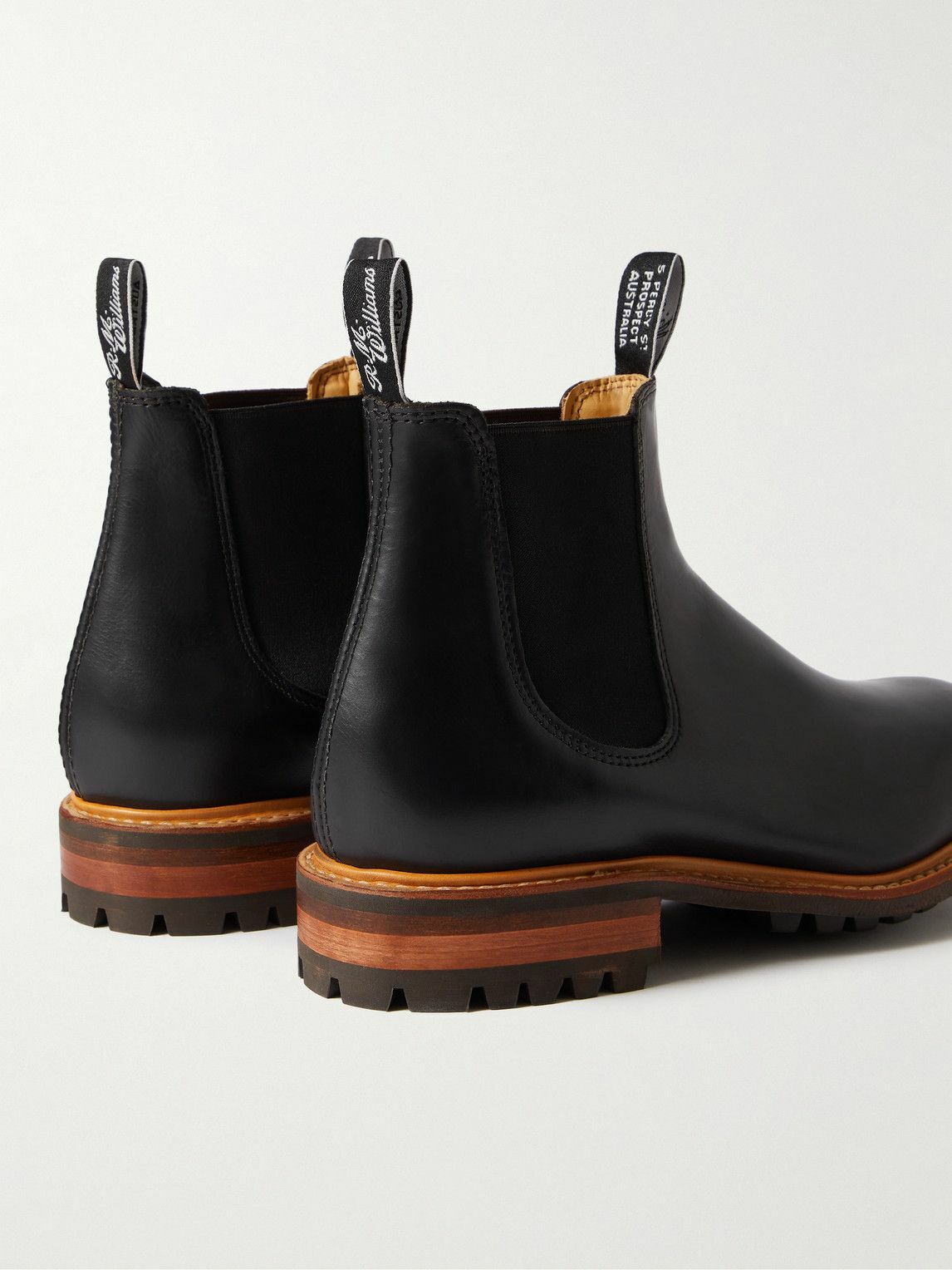R.M.Williams - Gardener Commando Leather Chelsea Boots - Black R.M.Williams