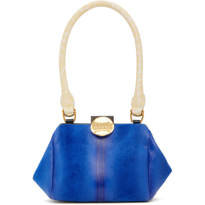 Blue Velvet Mini Queen Top Handle