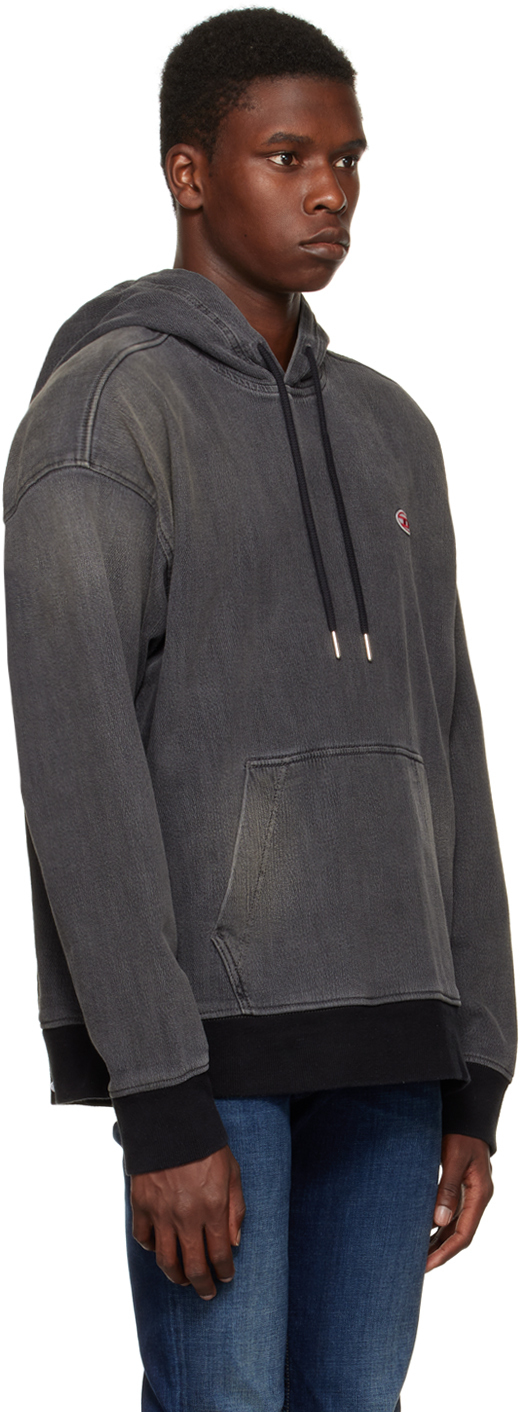Diesel Gray D-Um Hoodie Diesel