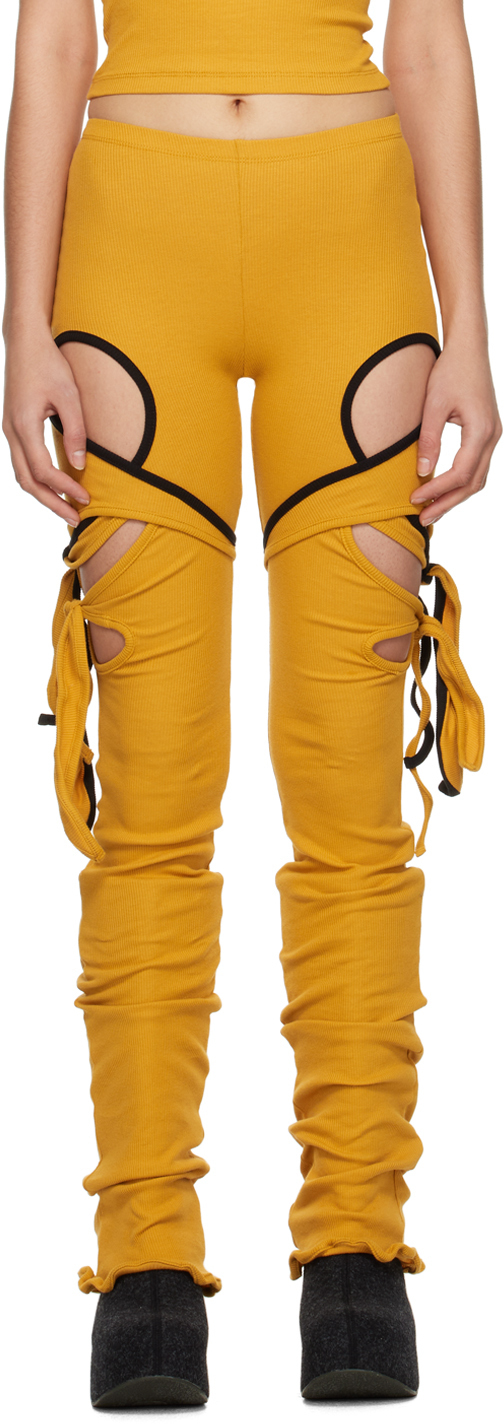 Ottolinger Yellow Rib Lounge Pants Ottolinger