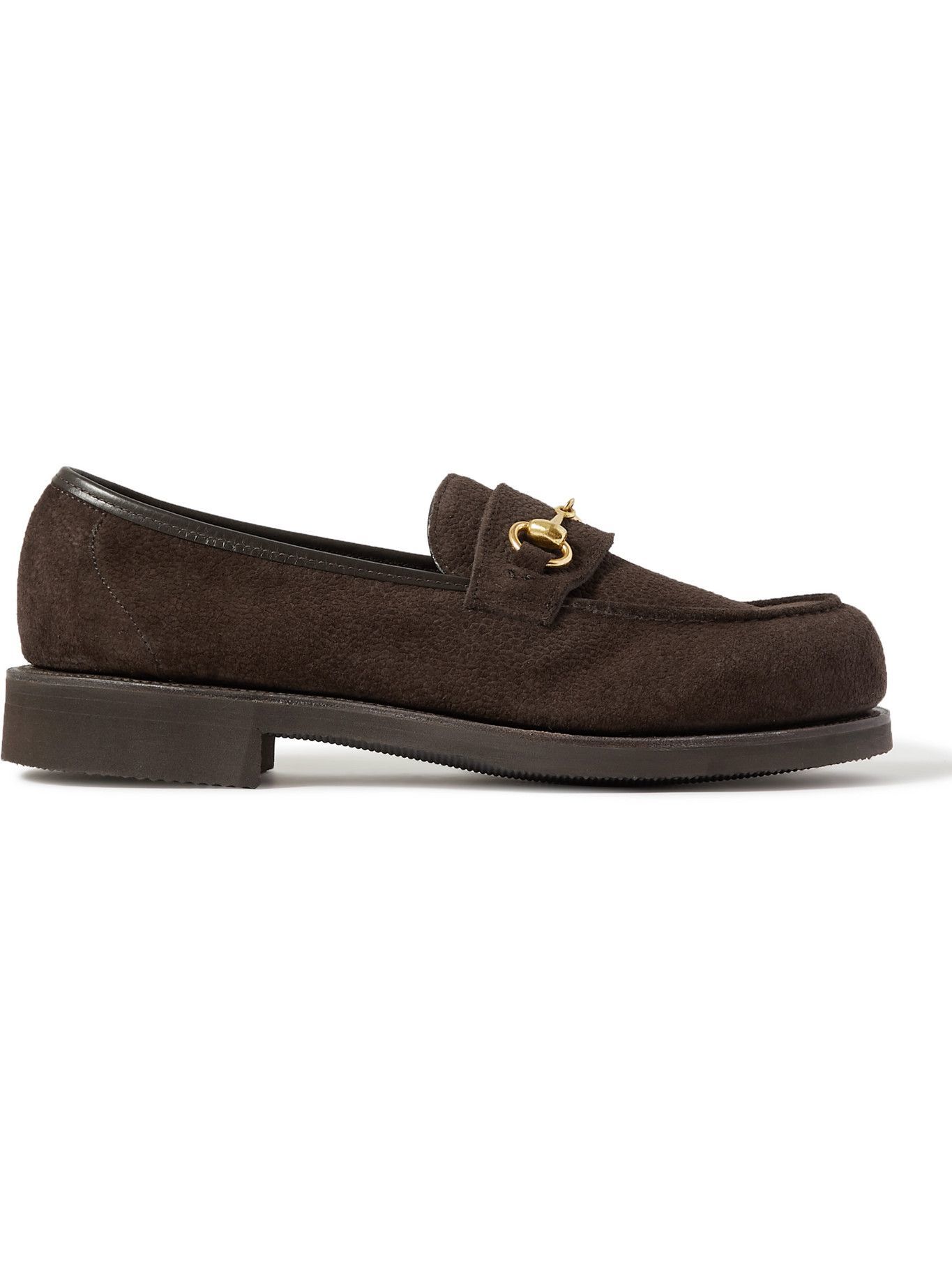 George Cleverley - Colony Full-Grain Suede Loafers - Brown George Cleverley
