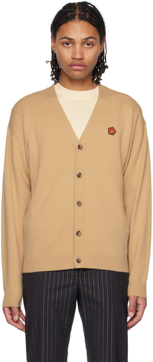 Kenzo Beige Kenzo Paris Boke Flower Cardigan Kenzo