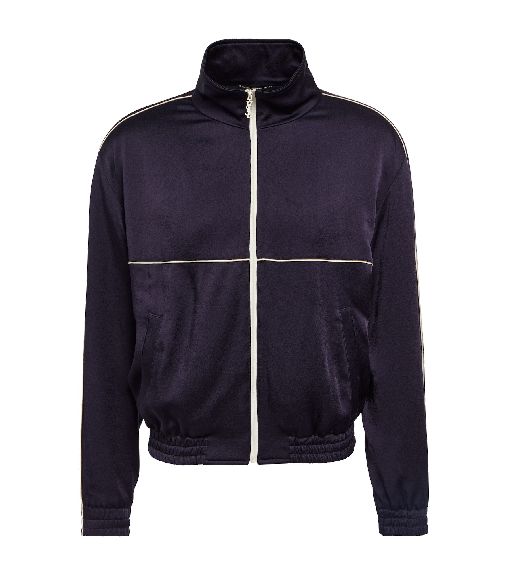 Saint Laurent - Teddy crêpe track jacket Saint Laurent