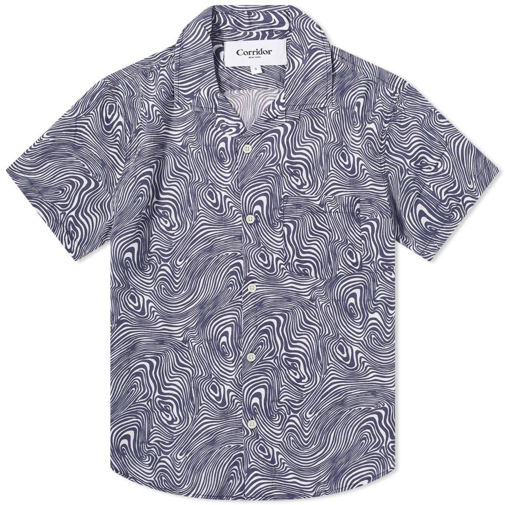 Corridor Contour Print Vacation Shirt Corridor