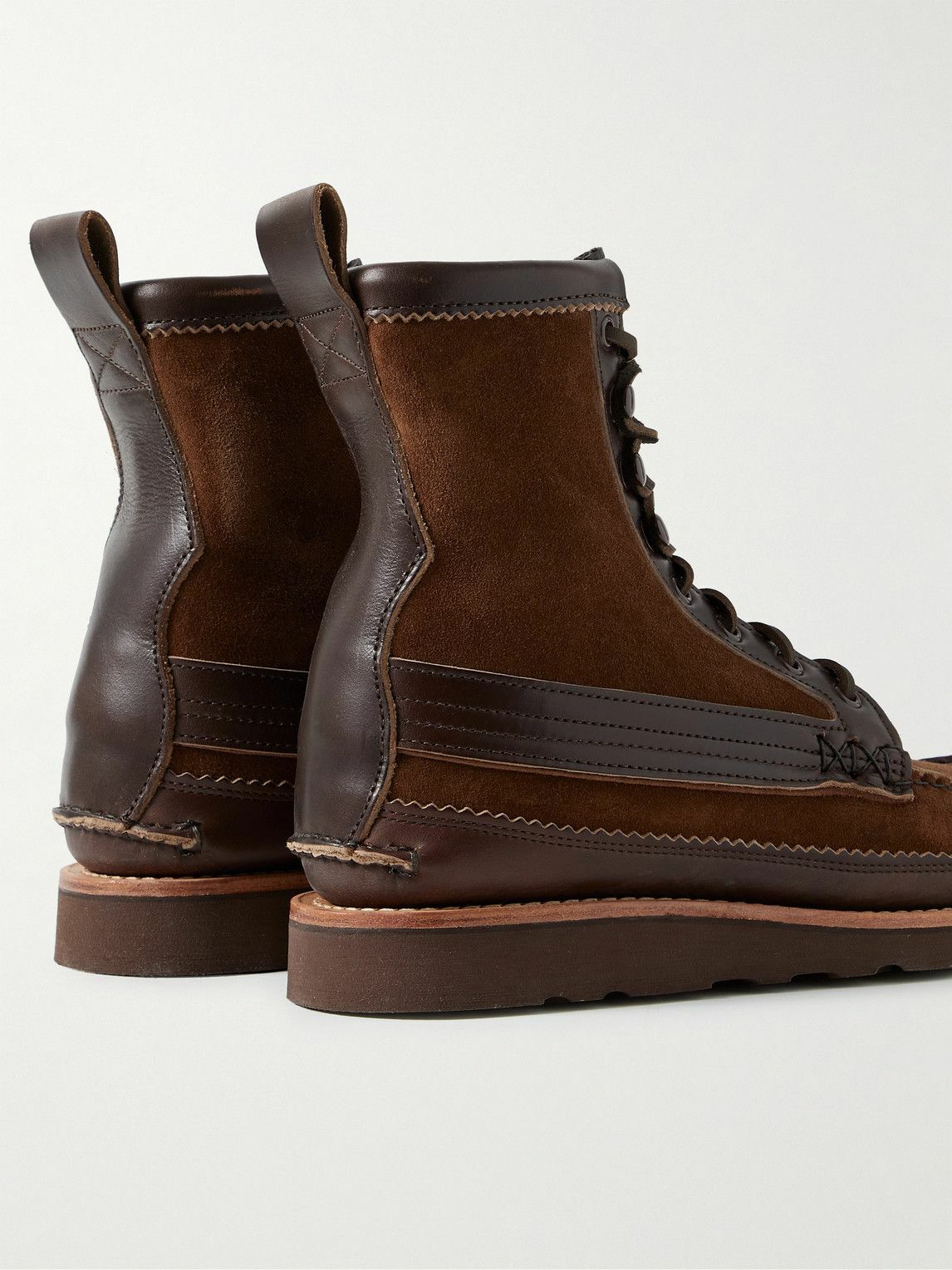 Yuketen - Maine Guide DB Leather Boots - Brown Yuketen