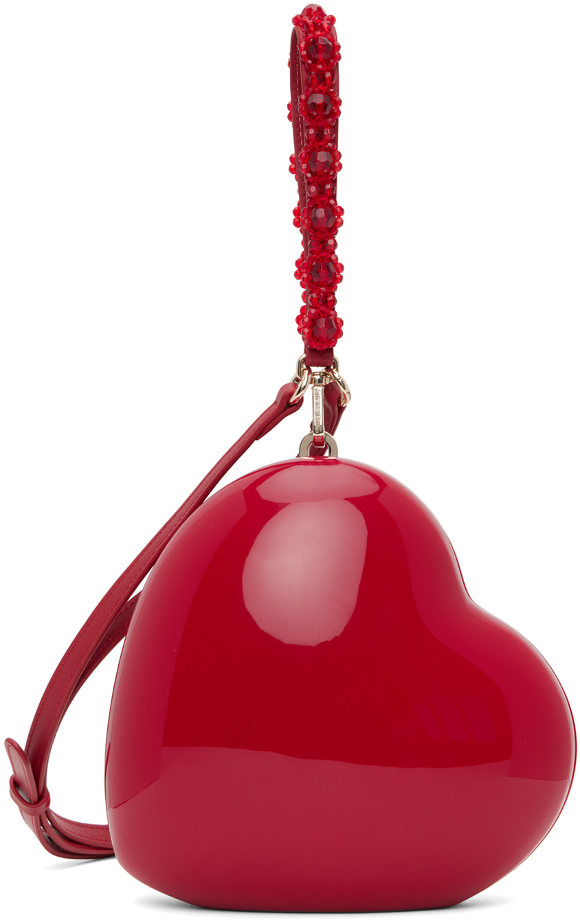 Simone Rocha Red Medium Heart Bag Simone Rocha
